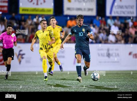 Real Madrids Spanish Argentine Player Nico Paz During A Match Of The