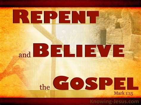 Mark 115 And Saying The Time Is Fulfilled And The Kingdom Of God Is