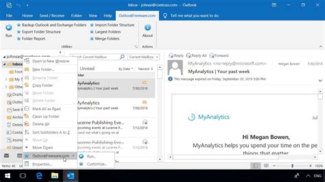 Delete Outlook Subfolders Youtube