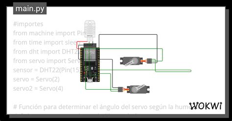 TAREA SERVOMOTORES Wokwi ESP32 STM32 Arduino Simulator