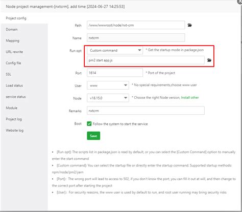 Node Project Pm2 Restart Not Working Aapanel Free Hosting Control