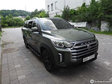 2021 Kg모빌리티 더 뉴 렉스턴 스포츠 칸 22 디젤 4wd 프레스티지 중고차 보배드림 사이버매장