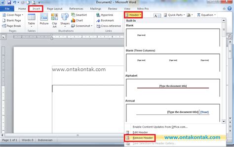 Cara Membuat Footer Section Di Word Hongkoong