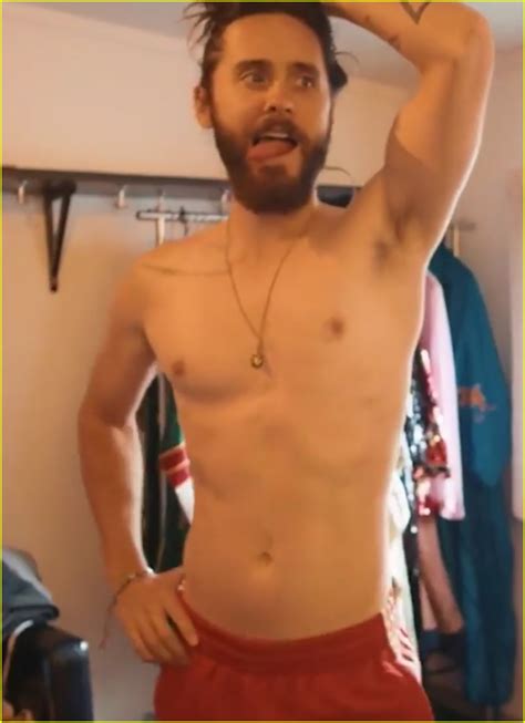 Jared Leto Looks So Hot Dancing Around Shirtless Watch Now Photo Jared Leto