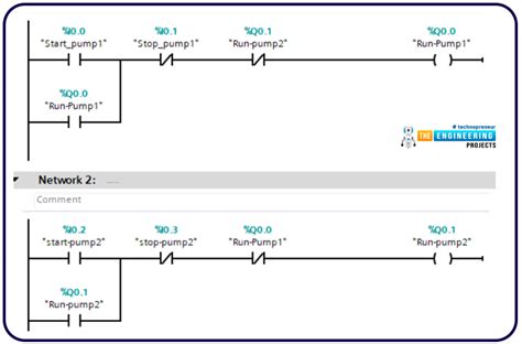 Interlock In Ladder Logic Programming The Engineering Projects