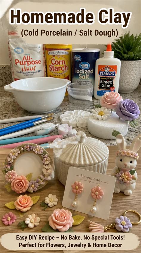 Homemade Clay Cold Porcelain Salt Dough