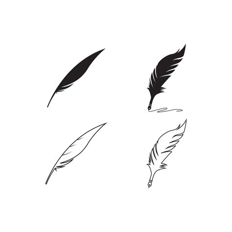 Quill Vector Icon 10812088 Vector Art At Vecteezy