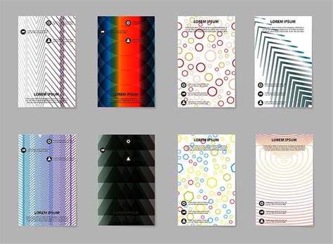 비즈니스 세트 브로슈어 서식 파일 레이아웃 커버 벡터 Eps Ai Uidownload