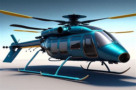 Premium Ai Image Modern Helicopter Generated Ai