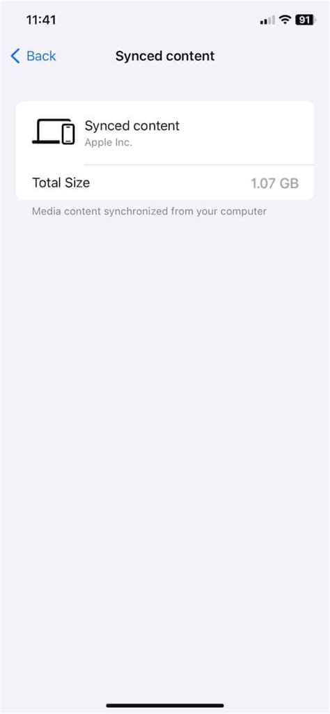 How To Remove Synced Content Data After Updating To IOS