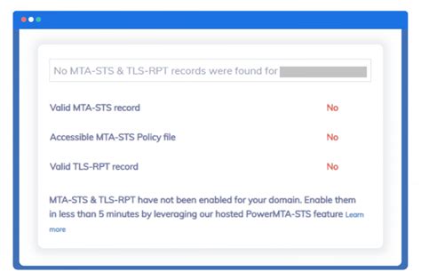 Free TLS RPT Record Checker PowerDMARC