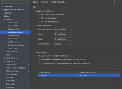 Virtual Foreign Keys Jetbrains Rider Documentation