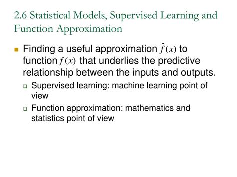 Ppt Chapter1 Introduction Chapter2 Overview Of Supervised Learning