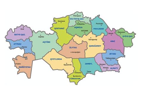 Новую карту Казахстана презентовало МЦРИАП