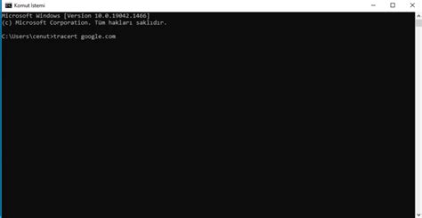 Traceroute Nedir Ve Tracert Komutu Nasıl Kullanılır Cmd Ve Terminal Tracert Testi Windows