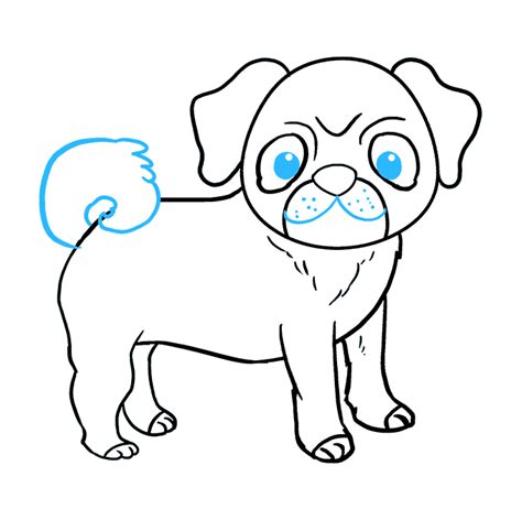 How To Draw A Pug Really Easy Drawing Tutorial