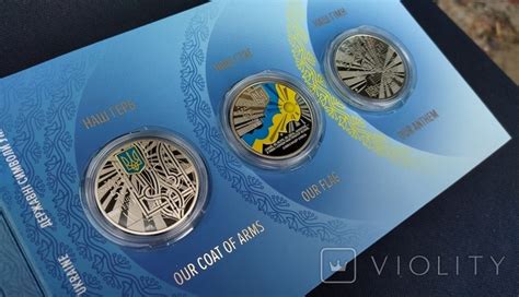 5 гривень 2022 Державні символи України 5 гривен 2022 Государственные символы Украины