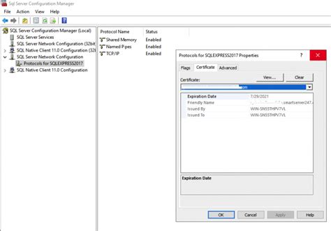 The Certificate Chain Was Issued By An Authority That Is Not Trusted Sql Server Hosting