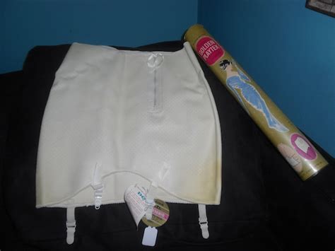 Lg 1964 Vintage Golden Playtex Zipper Girdle By Badgirlvintage