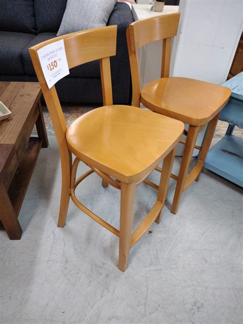 Pair Of Ikea 24 Bar Stools Roth And Brader Furniture