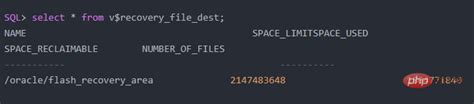 How To Query Archive Space In Oracle Oracle Php Cn