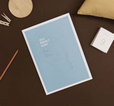 Mochithings 2023 O Check A4 Monthly Planner