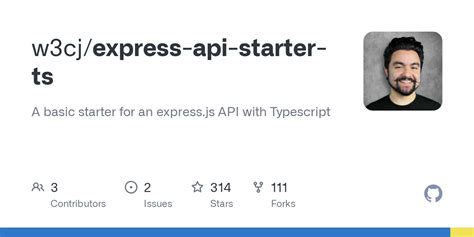 Express Api Starter Ts Env Sample At Main W3cj Express Api Starter