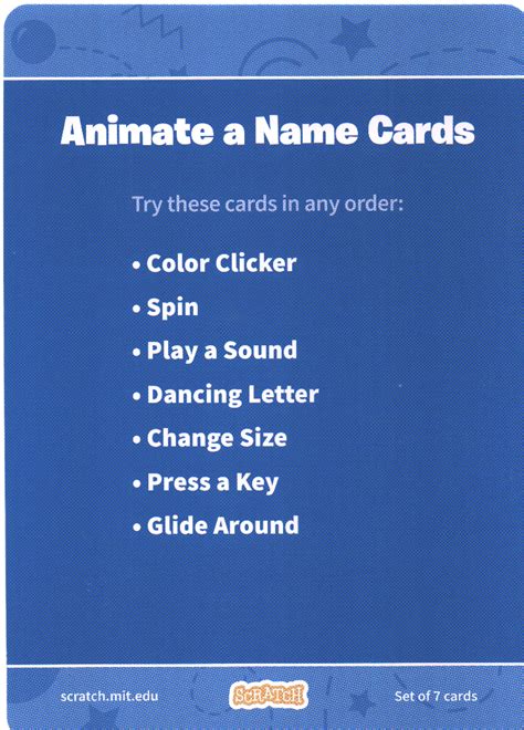 Scratch Vom MIT Animate A Name
