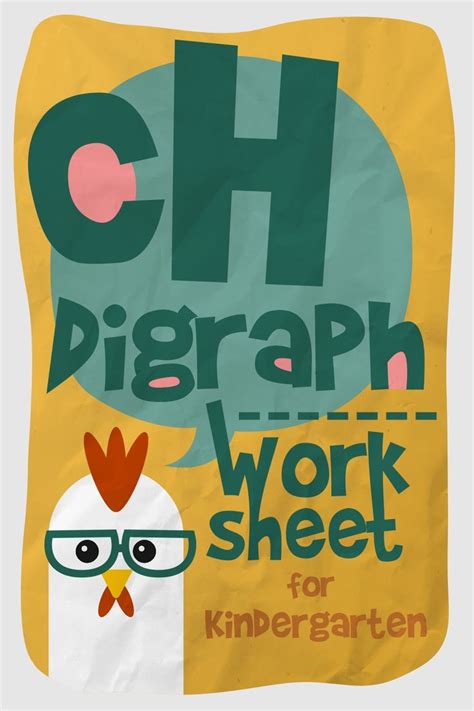 16 Ch Digraph Worksheets For Kindergarten Digraphs Worksheets
