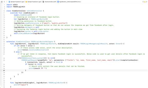 Facebook Login In Ios Knowband Blog Ios Tutorial