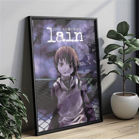 Serial Experiments Lain Poster Gothic Anime Art Print Etsy