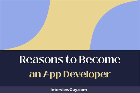 25 Reasons To Become An App Developer Innovation Awaits You