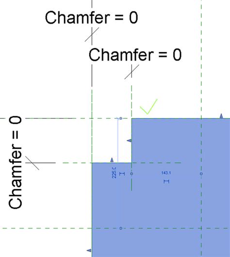 solved parametric column chamfer autodesk community
