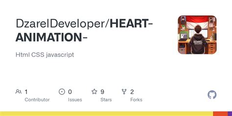 Github Dzareldeveloperheart Animation Html Css Javascript