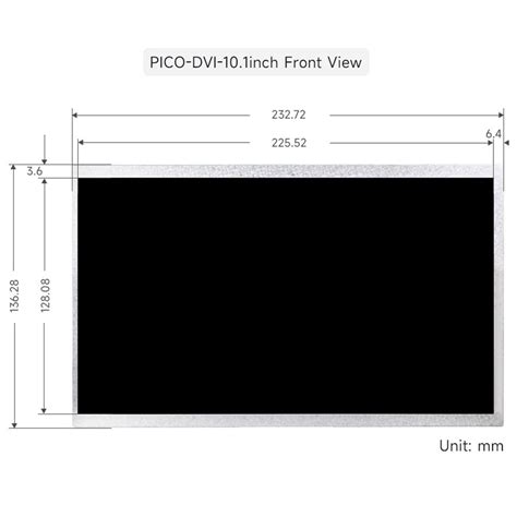 101 Ips Dvi Display Module For Raspberry Pi Pico The Pi Hut