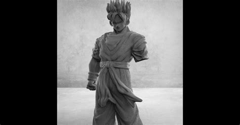 Future Gohan 3d Model 3d Printable Cgtrader