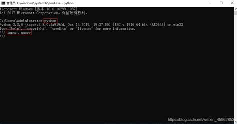 Windows下安装python第三方库，以numpy、pandas安装为例。真！小白教程！window安装pandas与numpy包 Csdn博客