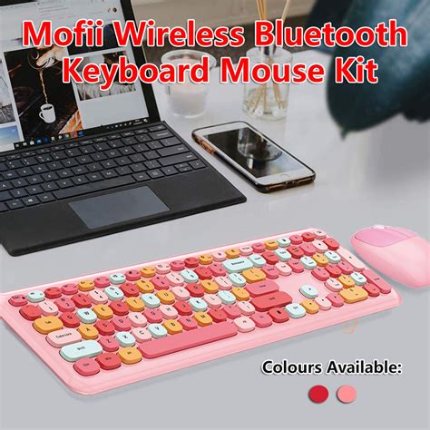 Mofii Wireless Bluetooth Keyboard Flat Key Mouse Combo Kit Usb Wireless Keyboard Shopee