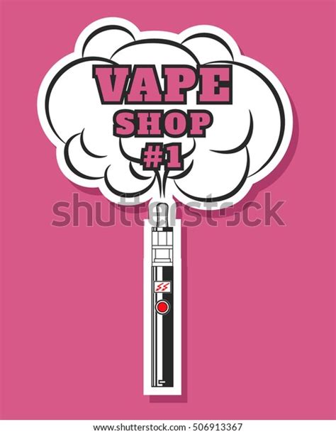 Vape Shop Vector Illustrator Stock Vector Royalty Free 506913367