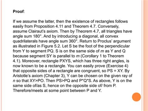 Clairaut History Of The Parallel Postulate Pptx Physics Science
