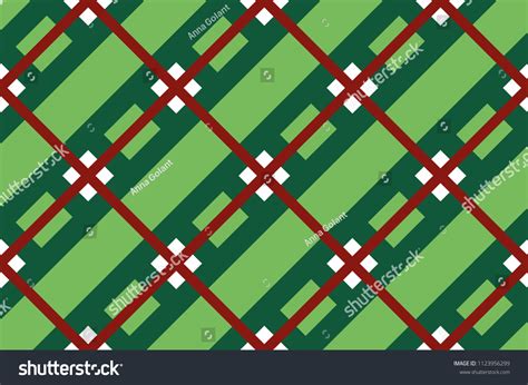 Green Stripe Background Seamless Pattern Intersecting Stock Vector Royalty Free 1123956299