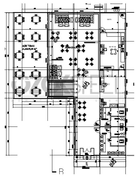 Zonguldak Bülent Ecevit University Light Steel Cafeteria