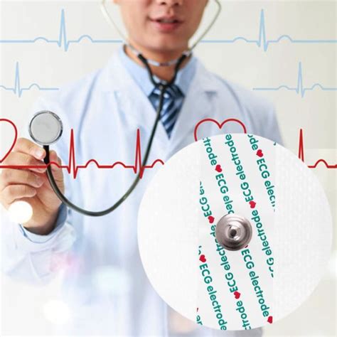 Fir♞ Ecg Electrode Patch For Electrocardiograph Fittings Lead Wire Ecg