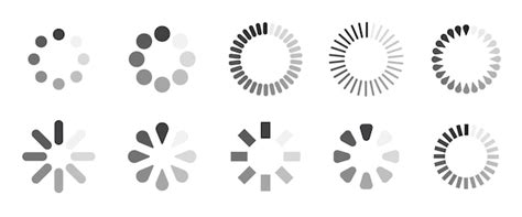 Premium Vector Circle Loader Collection