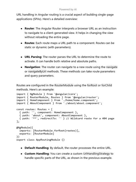 Url Routing Configuration Pdf