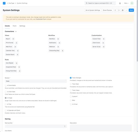 Doctype Page Display Issues · Issue 21915 · Frappefrappe · Github