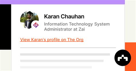 Karan Chauhan Information Technology System Administrator At Zai The Org