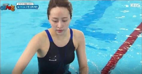 우리동네 예체능 하니 수영실력 소녀시대 유리와 막상막하