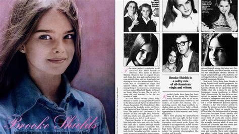 Brooke Shields Article From 1978 Resurfaces And Sparks Outrage News