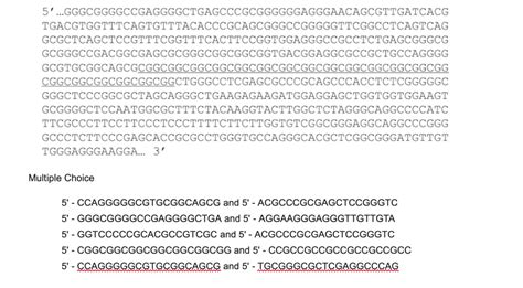 Solved 4 Part Of The Genomic DNA Sequence The RNA Like Chegg Com